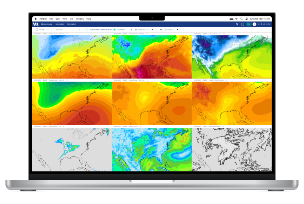 Gestión de emergencias - Weathermap